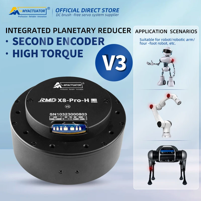 MyActuator RMD-X8 Pro 1:6-H V3 High Power Add More Protection Functions ...