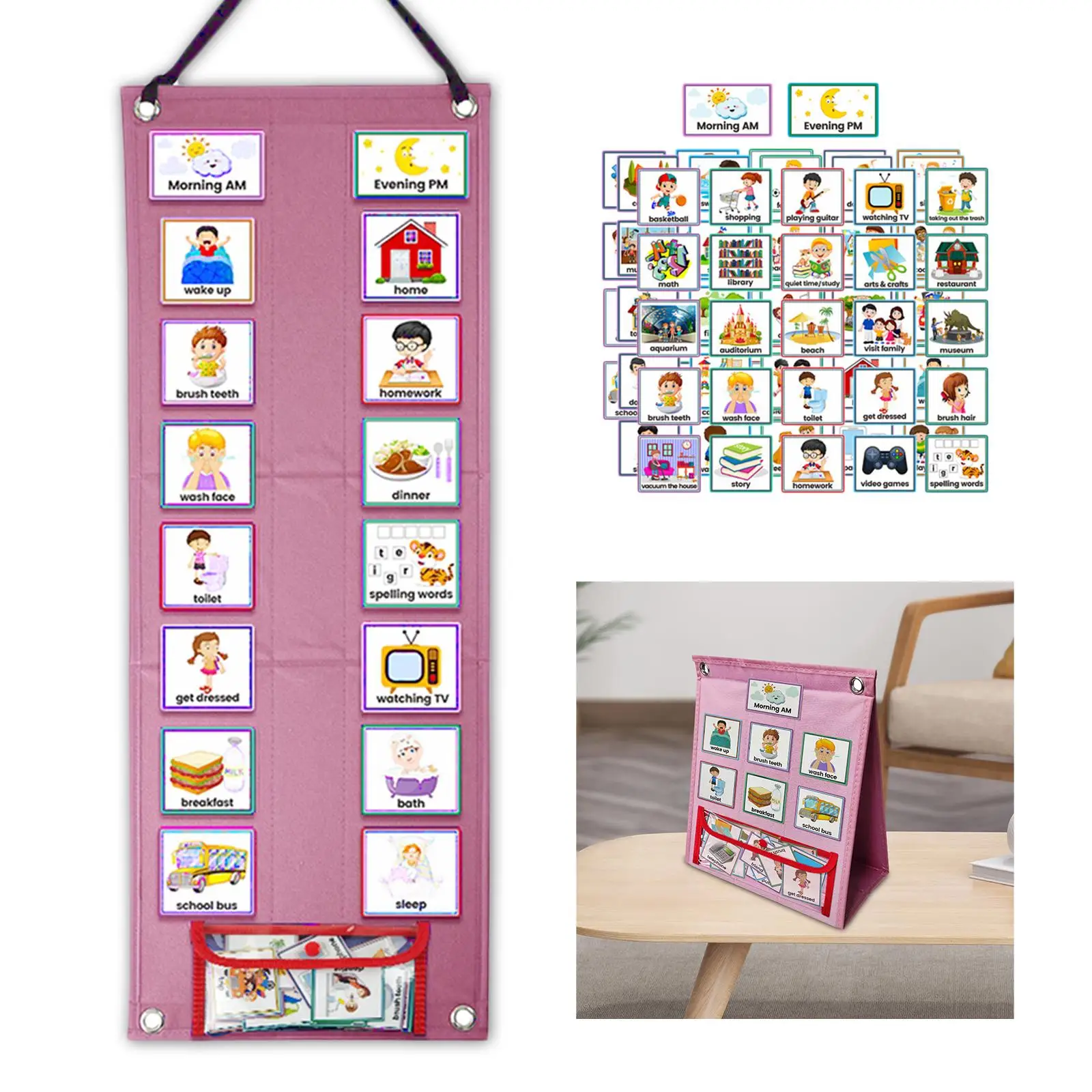 Visual-Schedule-for-Kids-Daily-Routine-Card-for-Kids-New-Year-Gifts ...