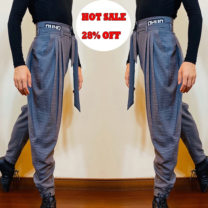 New Professional Men Latin Dance Pants Boys Adult Ballroom Dance Pants ...