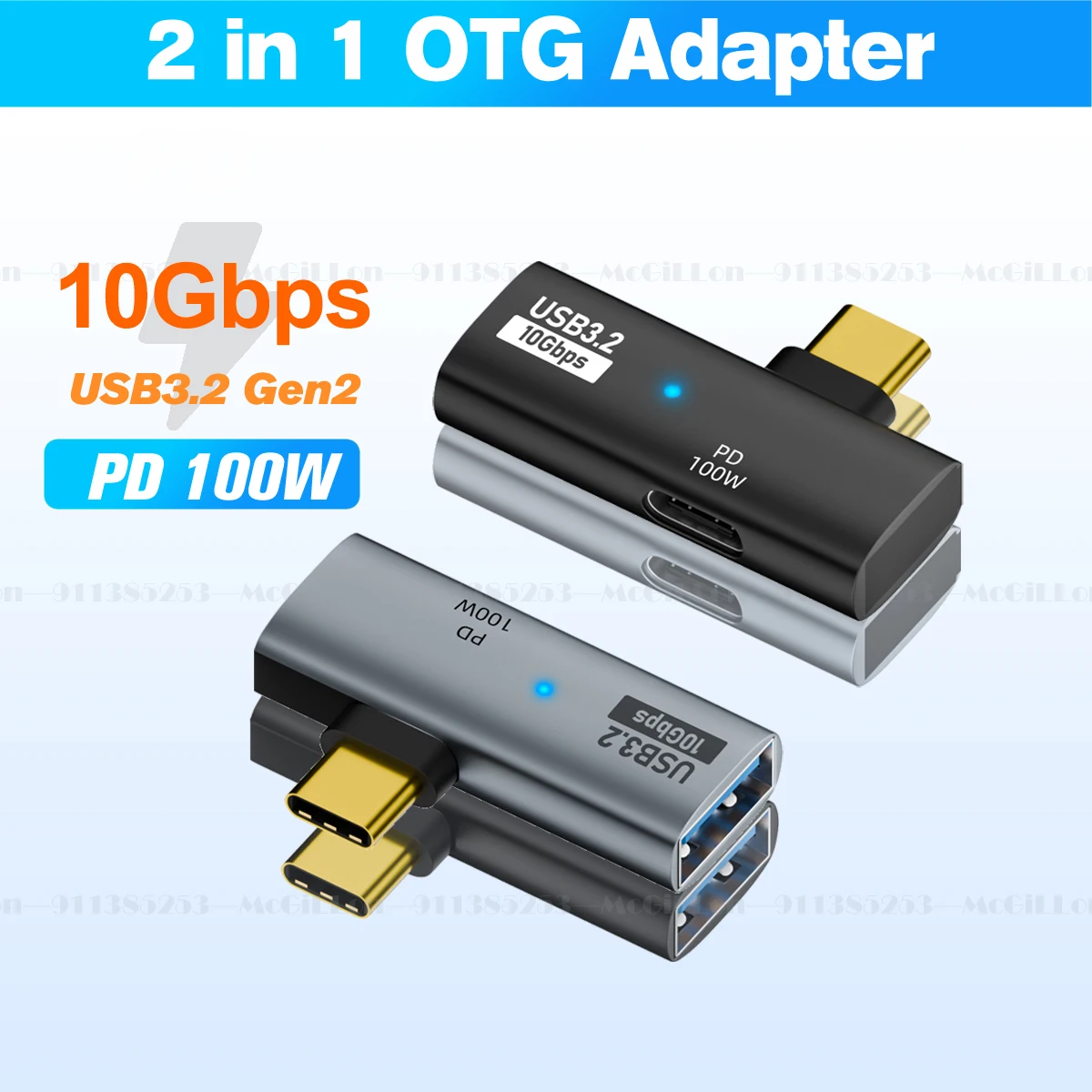 2IN1-USB-Type-C-Adapter-PD-To-USB-OTG-Data-Transfer-100W-Fast-Charging ...