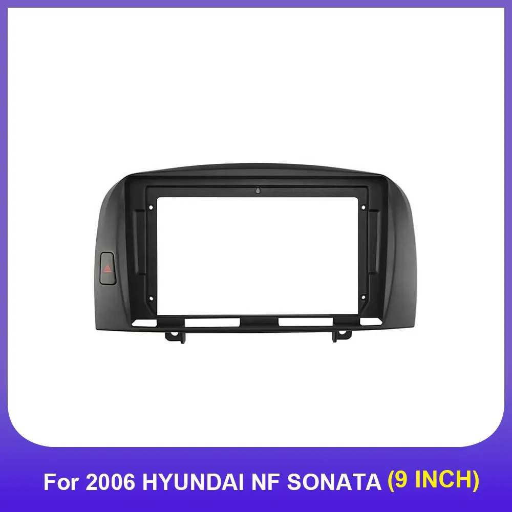 For-2006-HYUNDAI-NF-SONATA-9INCH-Host-Unit-2DIN-Car-Radio-Fascia-Frame ...