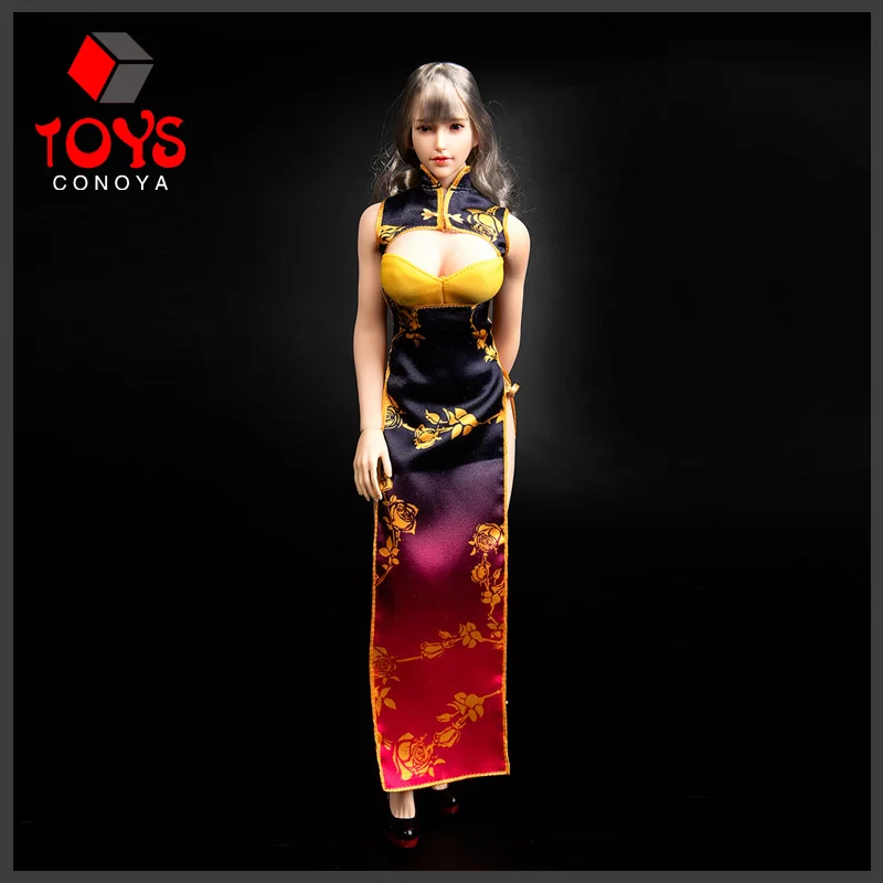 Tym Tym062 1 6 Scale Female Sexy Cheongsam With Underwears Clothes