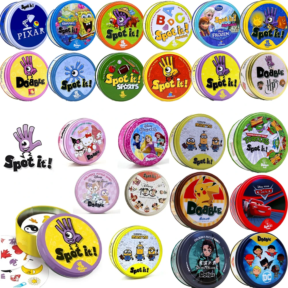 Spot-It-Dobble-Card-Game-para-Crian-as-Camping-Multiplayer-Pokemon ...
