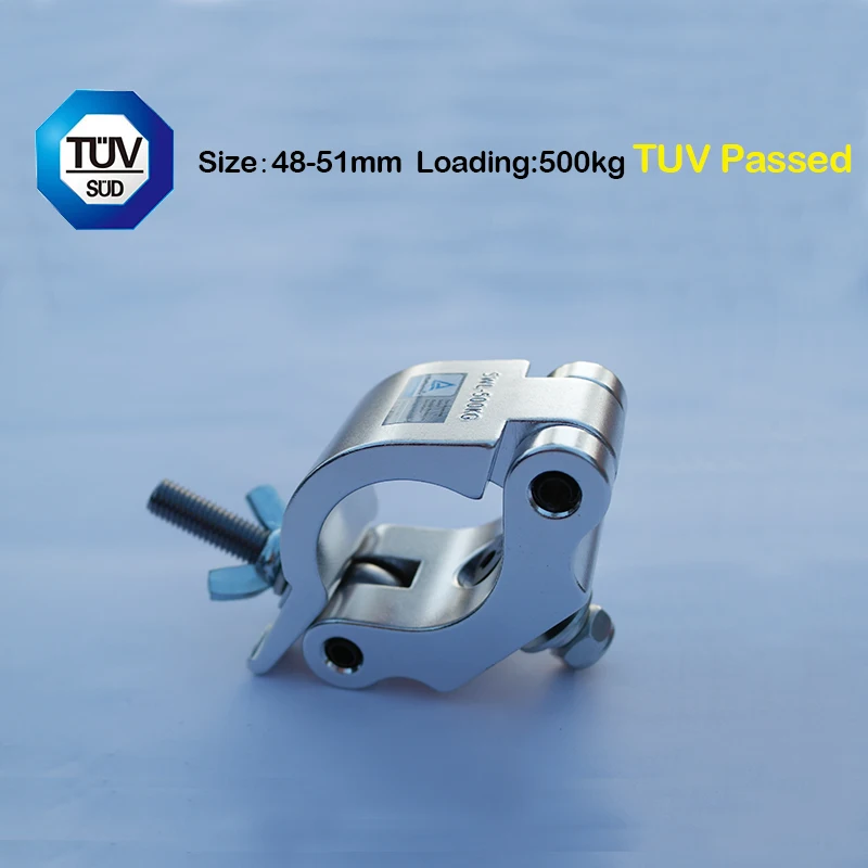 Stage Clamps 500kg Load Capacity Cast Aluminium Light Hook Truss Clamp