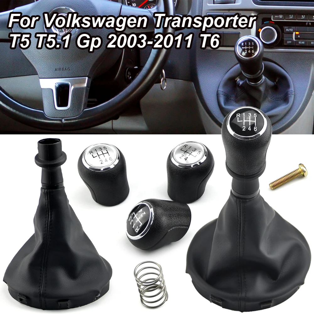 ABS-Car-Accessories-Manual-Gear-Shift-Knob-Shifter-With-Gaiter-Boots ...