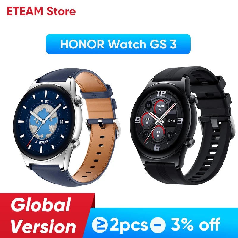 Smart-Watch-HONOR-Watch-GS-3-Accurate-Blood-Oxygen-Monitor-Original ...