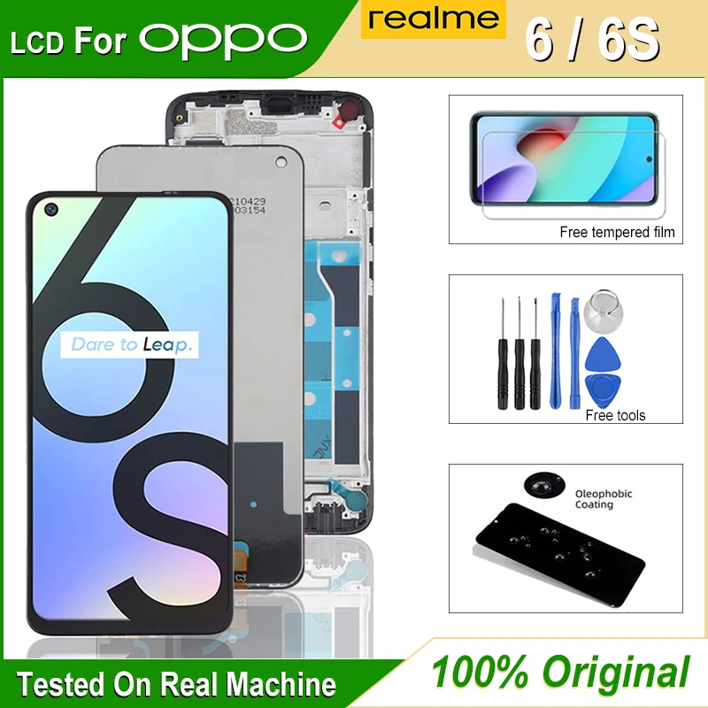 Exibi-o-original-para-OPPO-Realme-6-tela-de-toque-LCD-montagem ...
