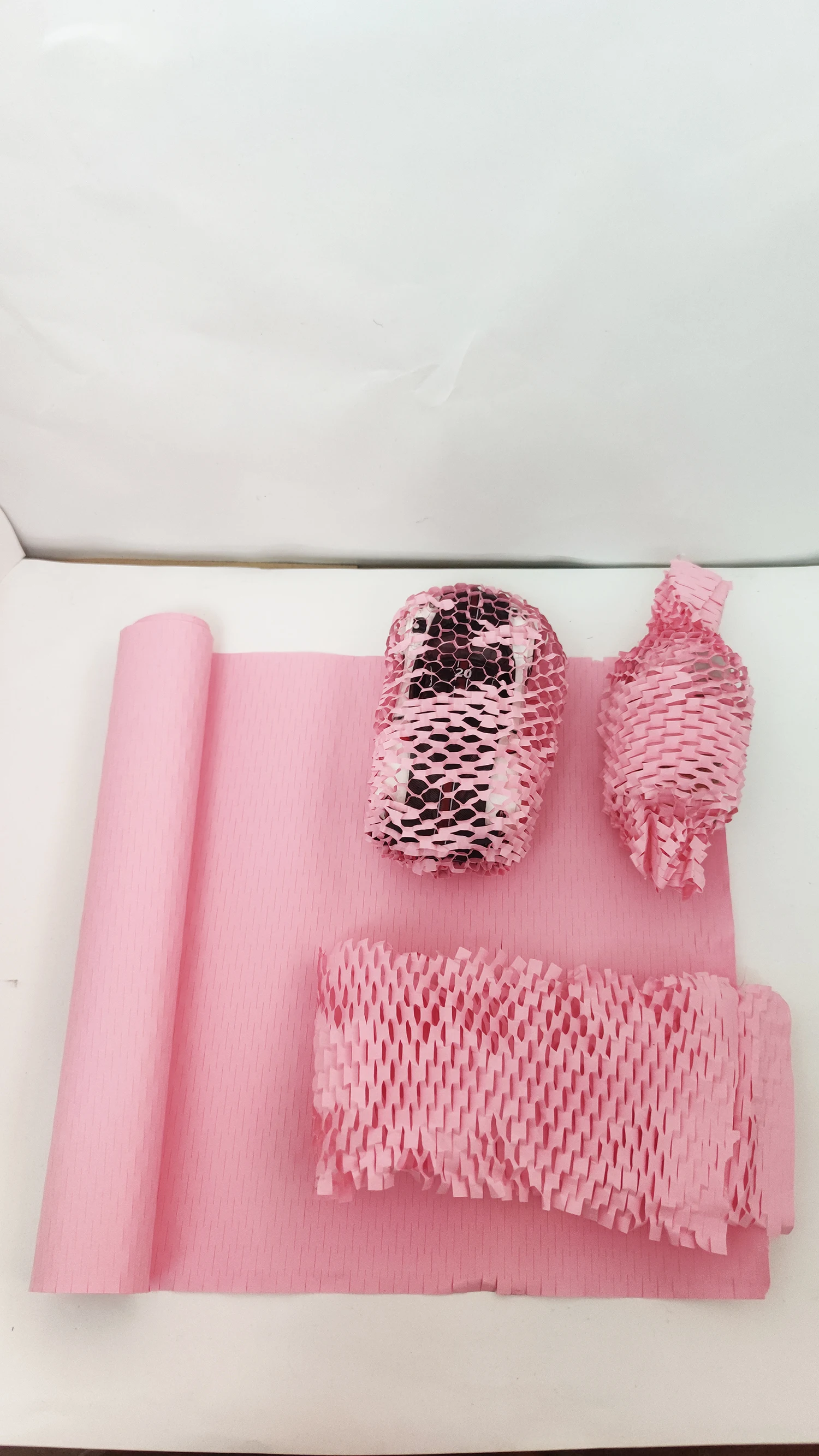 pink Honeycomb Paper Gift Wrapping Paper Gifts Box Filler Material ...