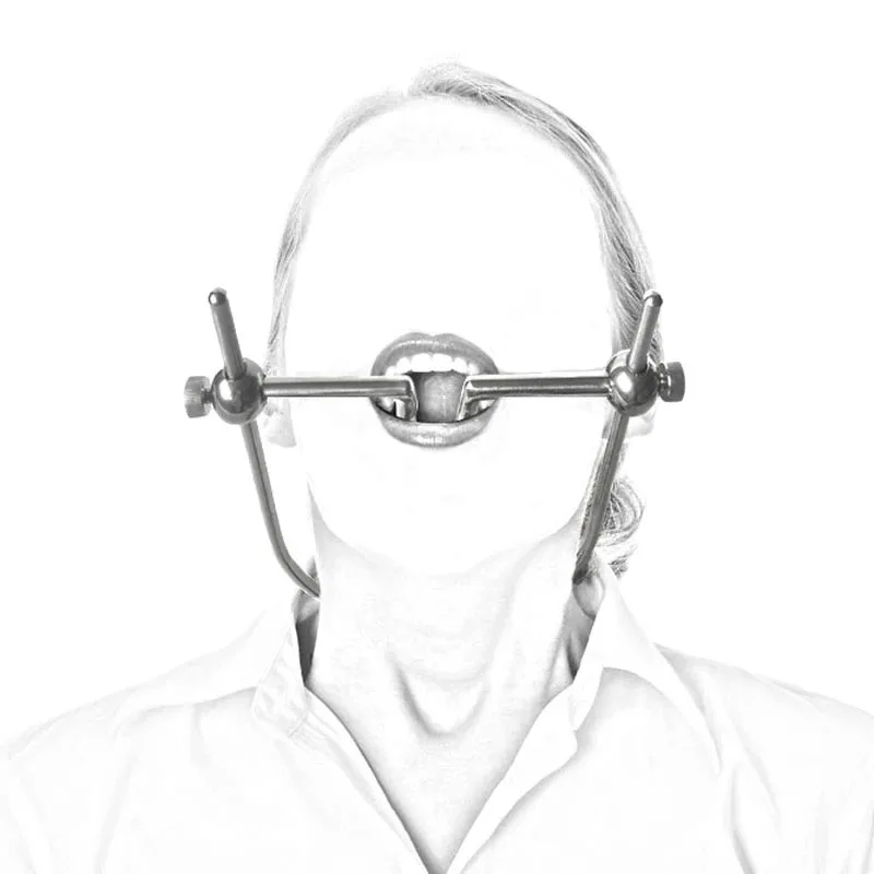 Edelstahl Ring Gag Sex Stützen Öffnen Mund Gag Zunge Schlegel Slave Bondage Erwachsene Spiele ...
