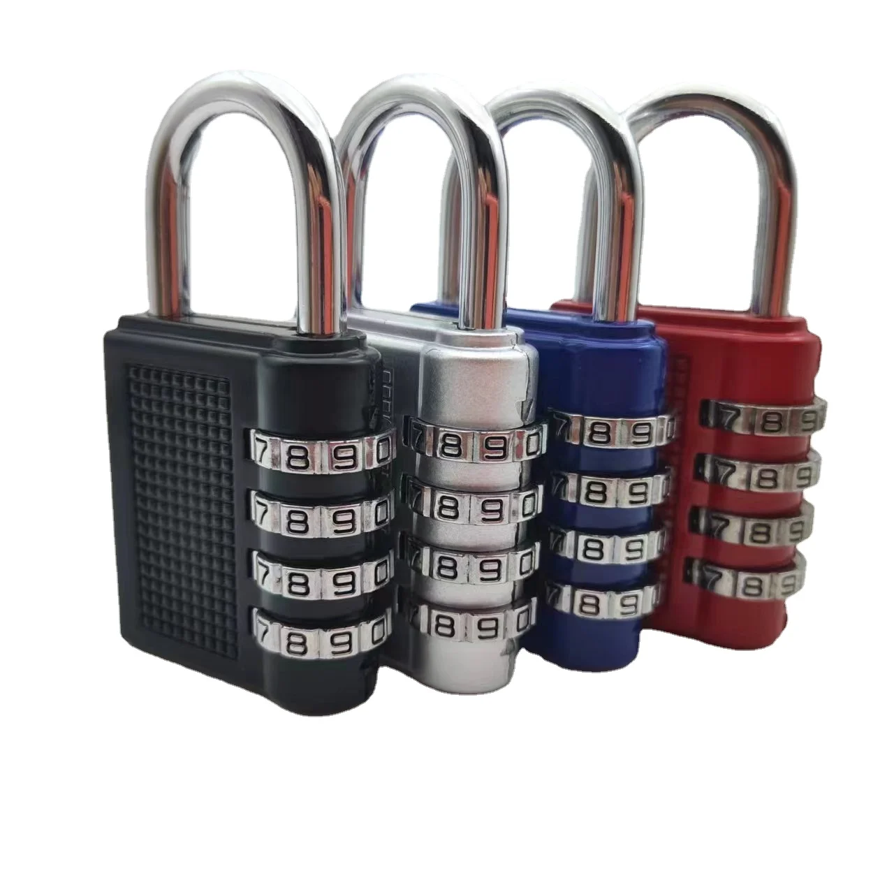 Black-4-Dial-Digit-Security-Padlock-Weatherproof-Combination-Password ...