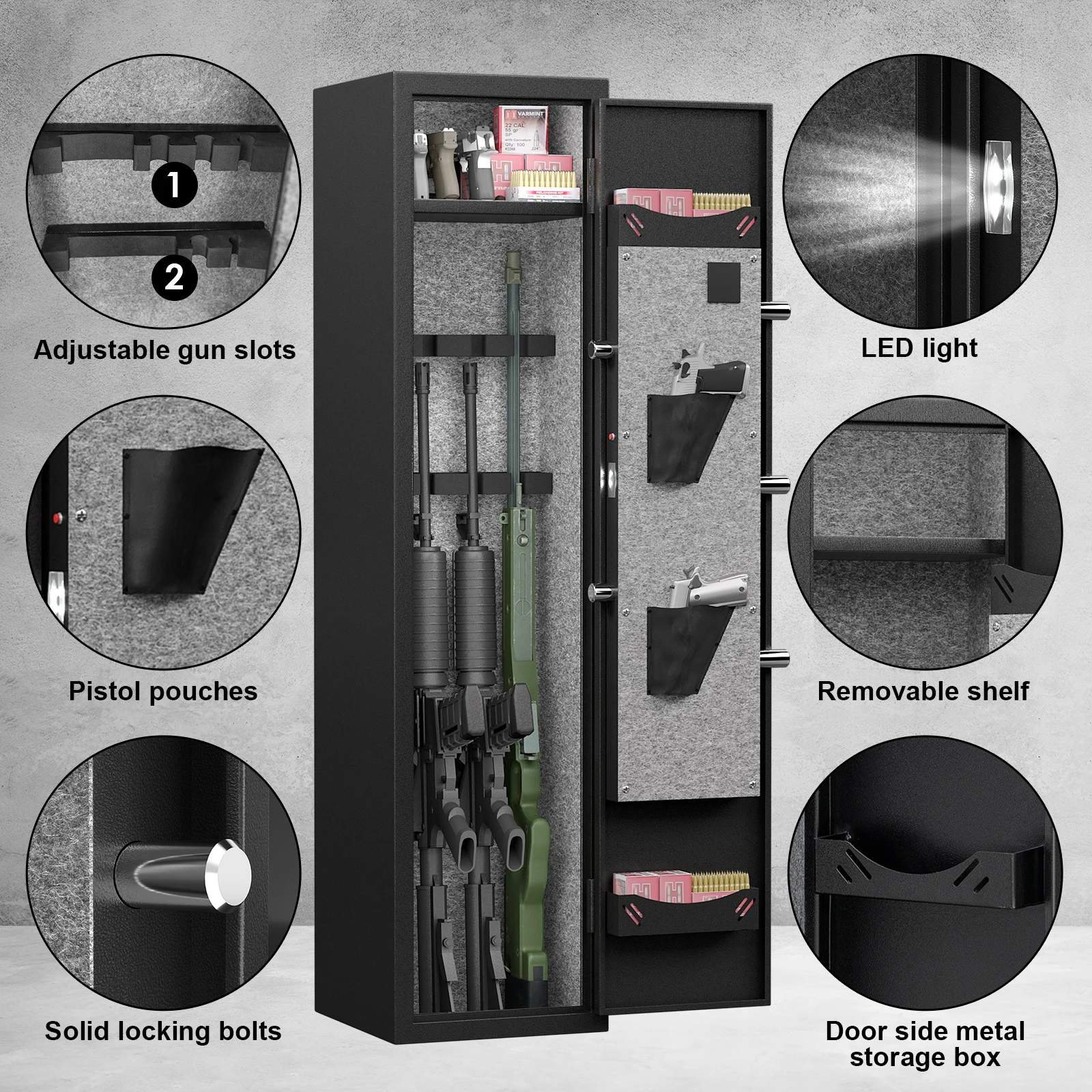 Gun Safe Door Rifle Rack: The Smart Solution for Quick, Secure Access ...