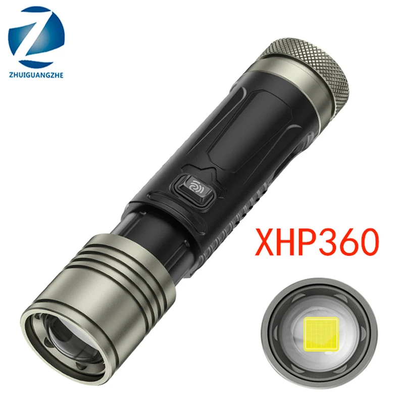 XHP360-Powerful-Led-Flashlight-High-Power-Torch-Light-Rechargeable ...