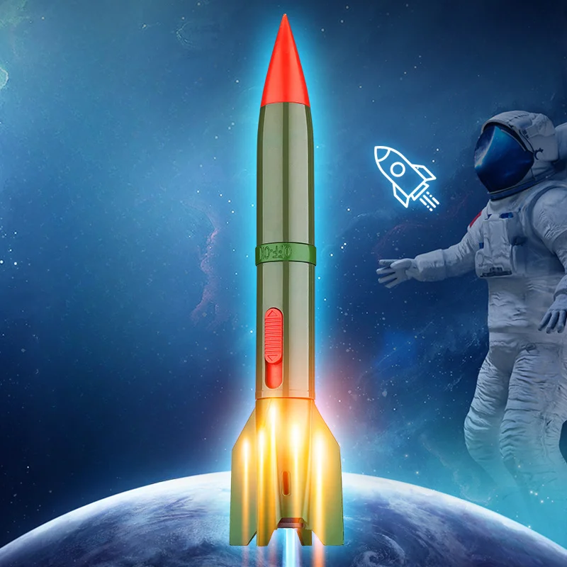 2024-New-Creative-Rocket-Shape-Straight-Into-Windproof-Lighter-Strong ...