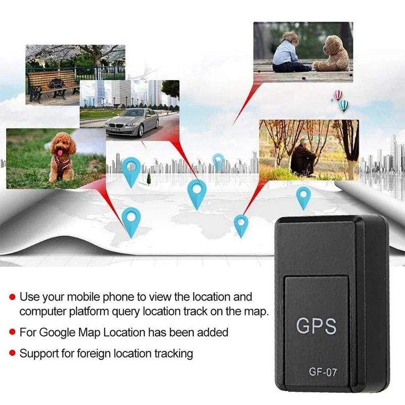 2024 Mini Gps Tracker Magnetic Real-time Car Truck Vehicle Locator ...