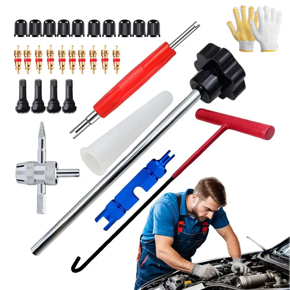 Ventilation valve with valve core quick replacement valve tool tire ...