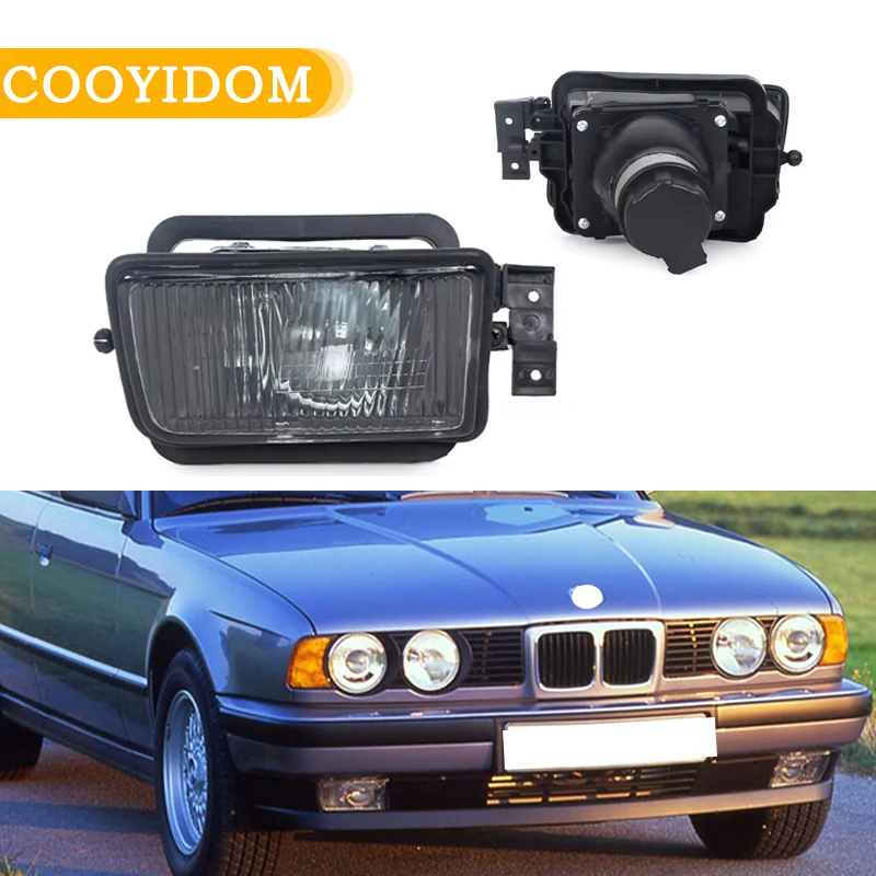 Car-Front-Bumper-Fog-Light-For-BMW-5-Series-E34-1988-1995-Fog-Lights ...