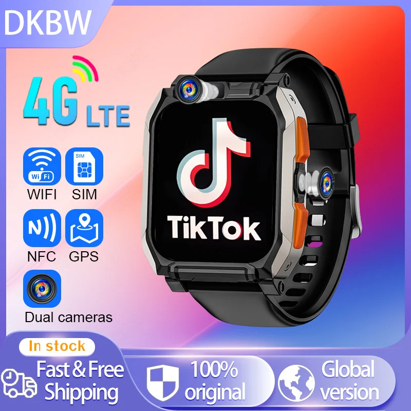 4G-LTE-SmartWatch-with-Google-Youtube-with-WIFI-GPS-Position-Tiktok ...