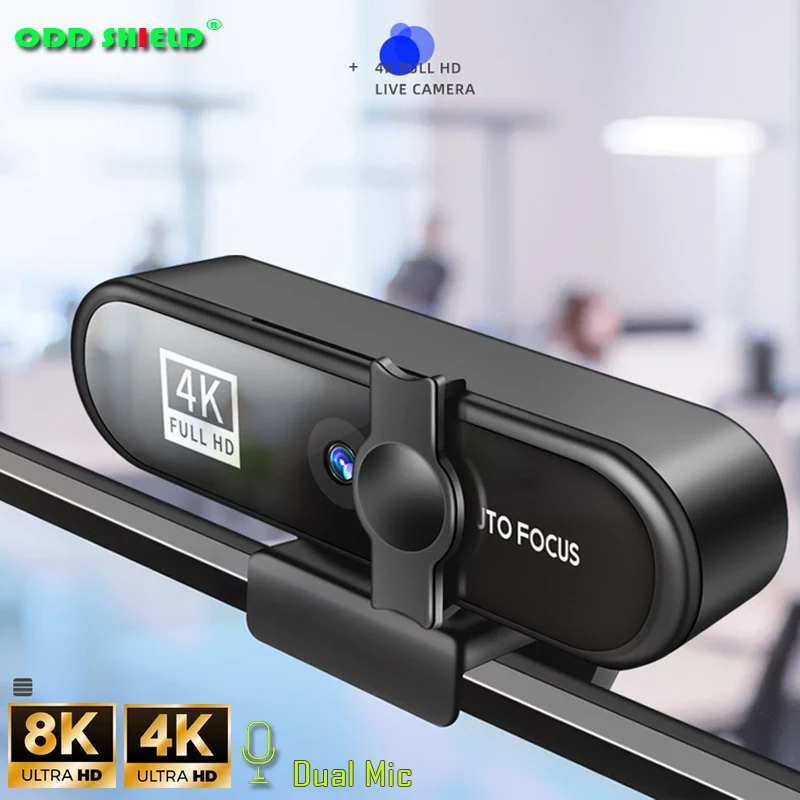 4k Webcam 1080p 2k 8k Autofocus Streaming Caméra Web Vivant Flux Caméra ...