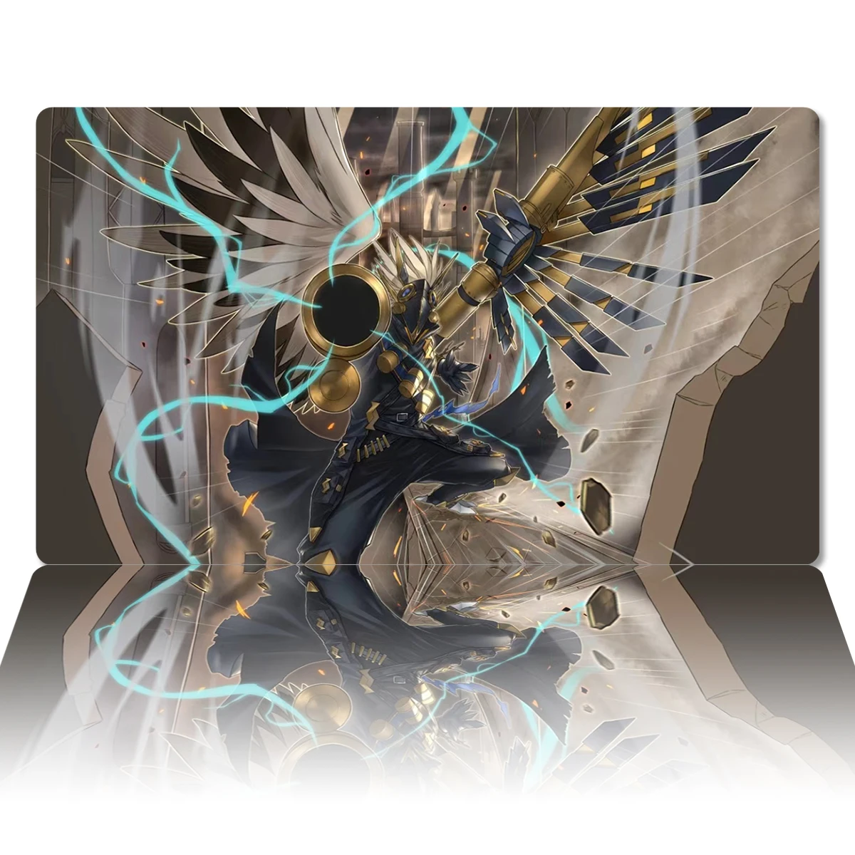 YuGiOh-Playmat-tri-brigade-Shuraig-The-Ominous-Omen-juego-de-cartas ...