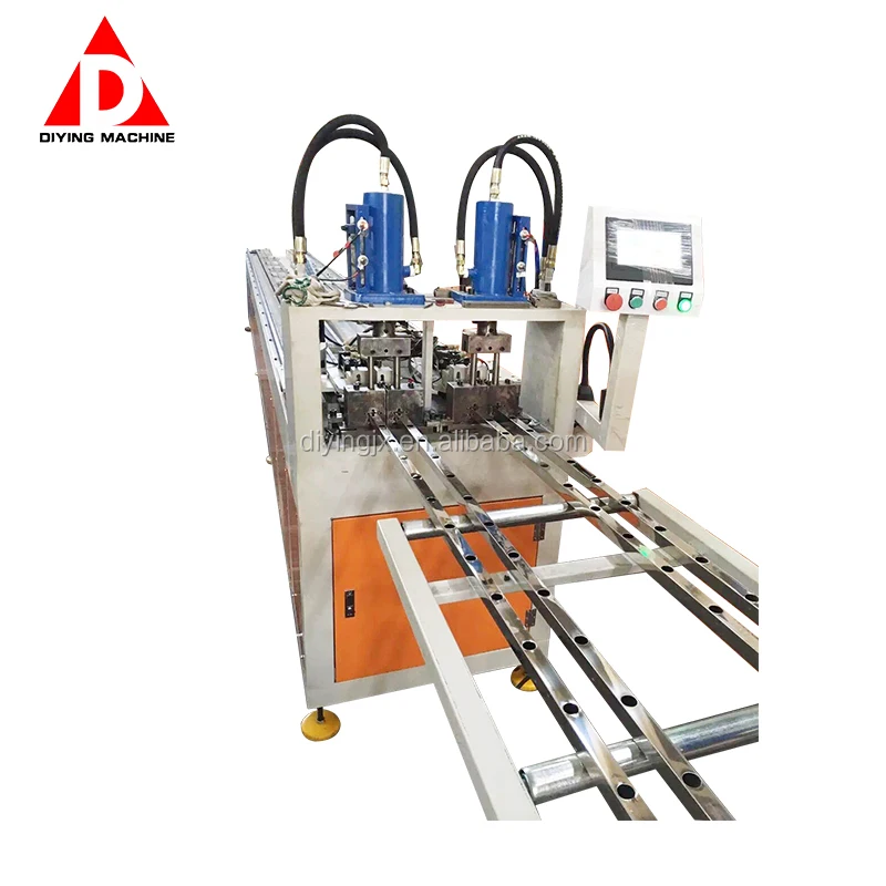 Steel Tube Hole Square Punch Hydraulic Round Pipe Punching Machine ...