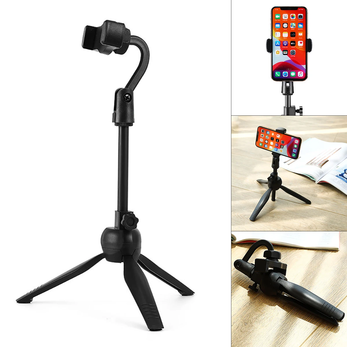 Desktop Mini Tripod Phone | Phone Mini Tripod Stand | Extendable Mini ...