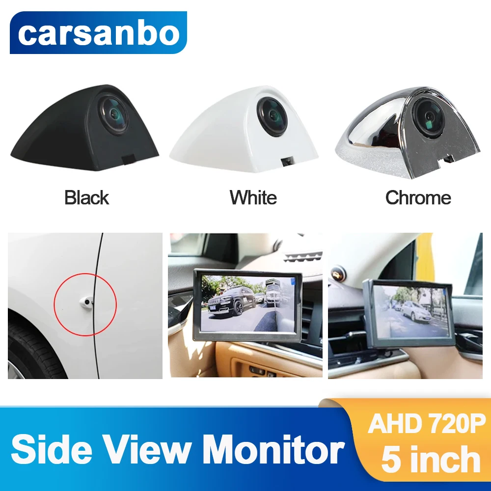 Carsanbo-AHD-Digital-Car-Side-View-Monitor-Mirror-System-720P-Ponto ...