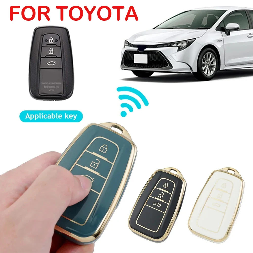 6-COLOR-TPU-Car-Key-Case-Full-Cover-Shell-For-Toyota-Prius-Camry ...