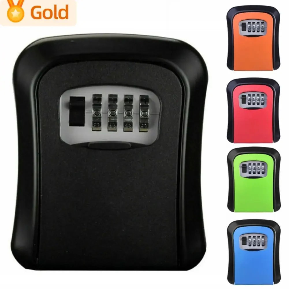 Wall-Mount-Key-Storage-Secret-Box-Organizer-4-Digit-Combination ...