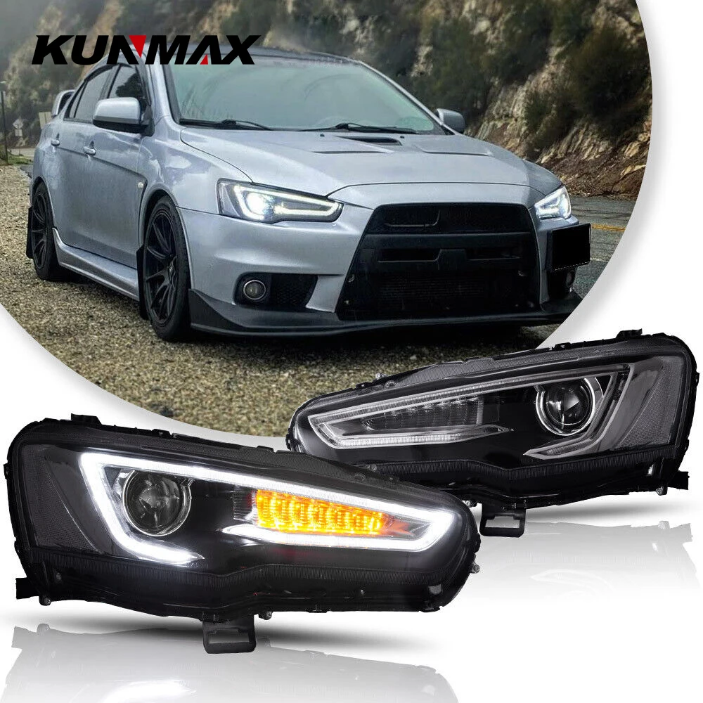 Car-Styling-Car-Headlight-Assembly-For-Mitsubishi-Lancer-2008-2017-LED ...