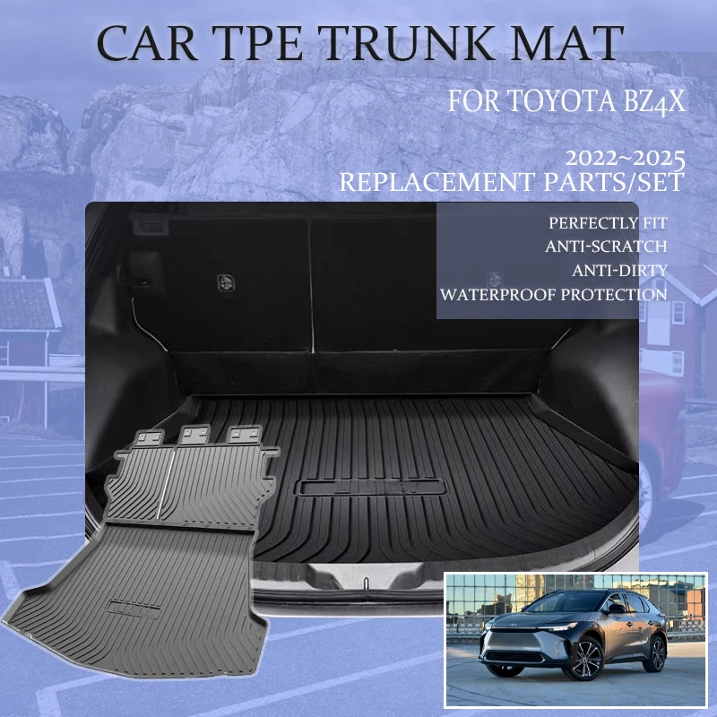 TPE-Car-Boot-Trunk-Mats-For-Toyota-bZ4X-2022-2023-2024-2025-Waterproof ...