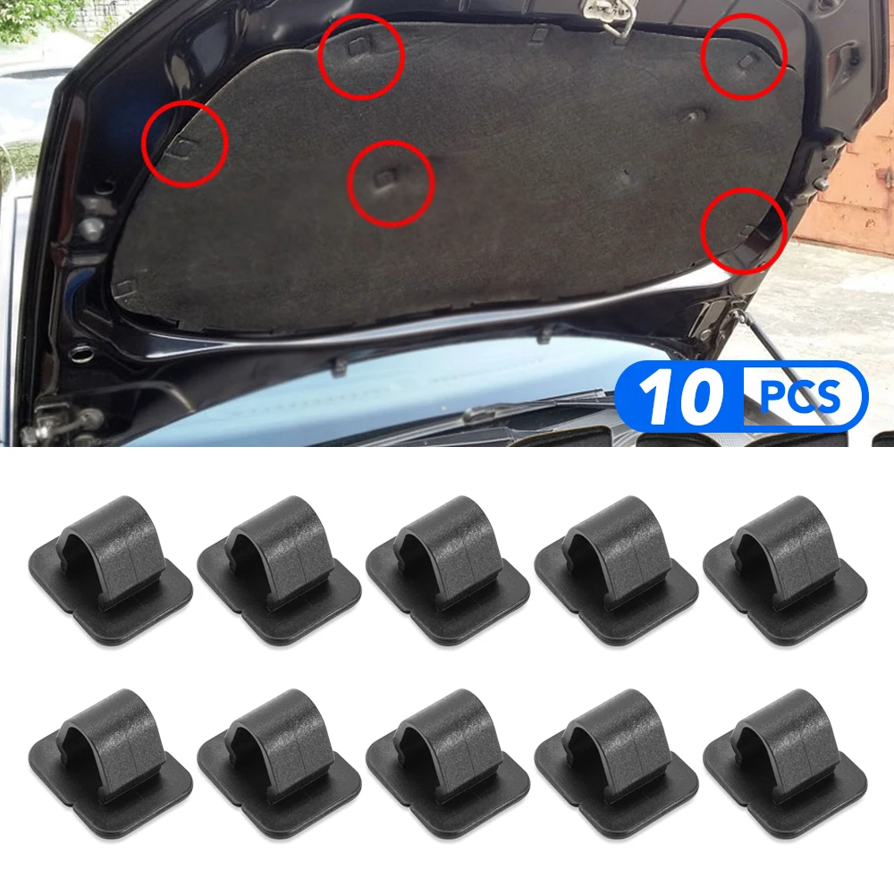10pcs Car Hood Bonnet Insulation Clips Rivet Retainer for KIA Rio Soul ...