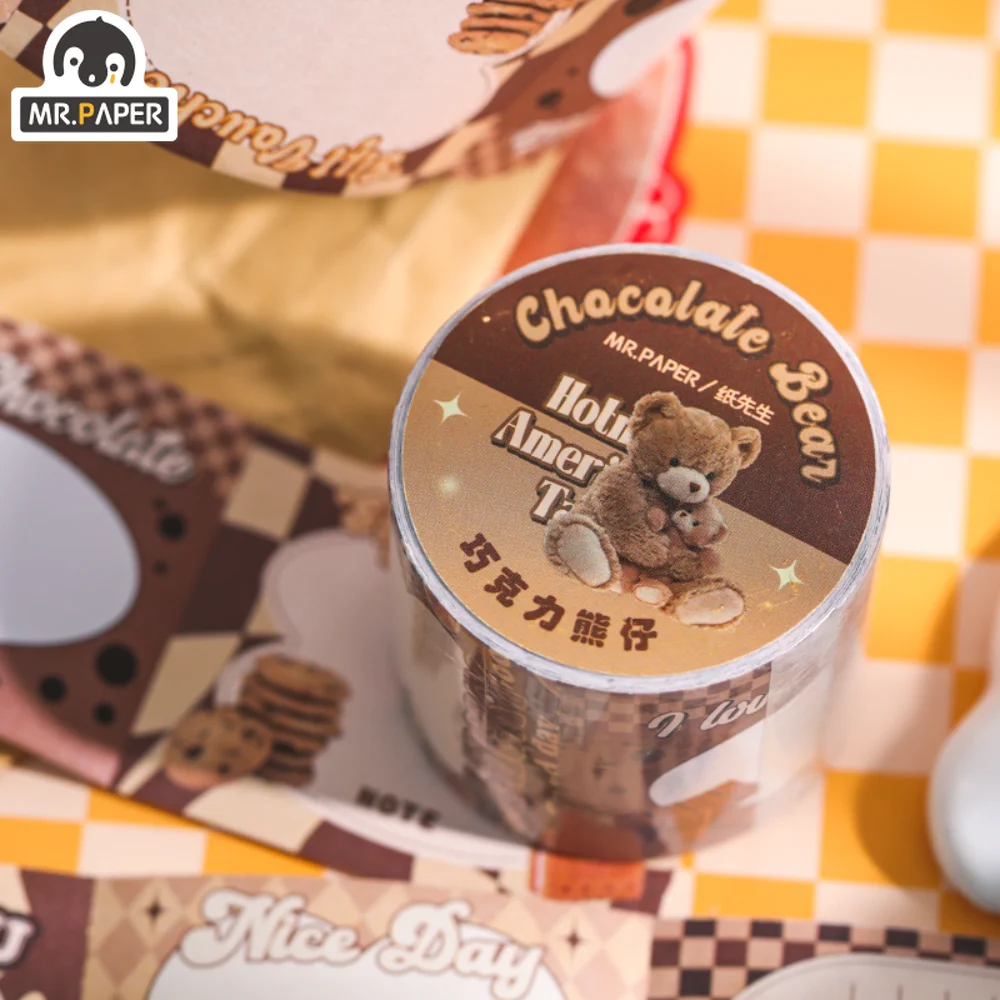 Mr-Paper-rollo-de-cinta-americana-colorida-Material-de-manual-de-notas ...