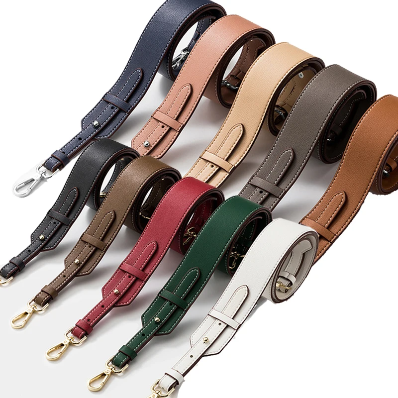 Universal-Soft-Leather-Wide-Bag-Strap-Detachable-Adjustable-Shoulder ...