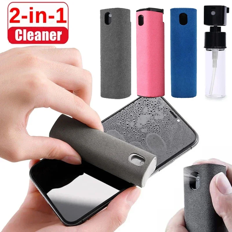 2-IN-1-Screen-Dust-Removal-Microfiber-Cloth-Wipe-Spray-Bottle-Set ...