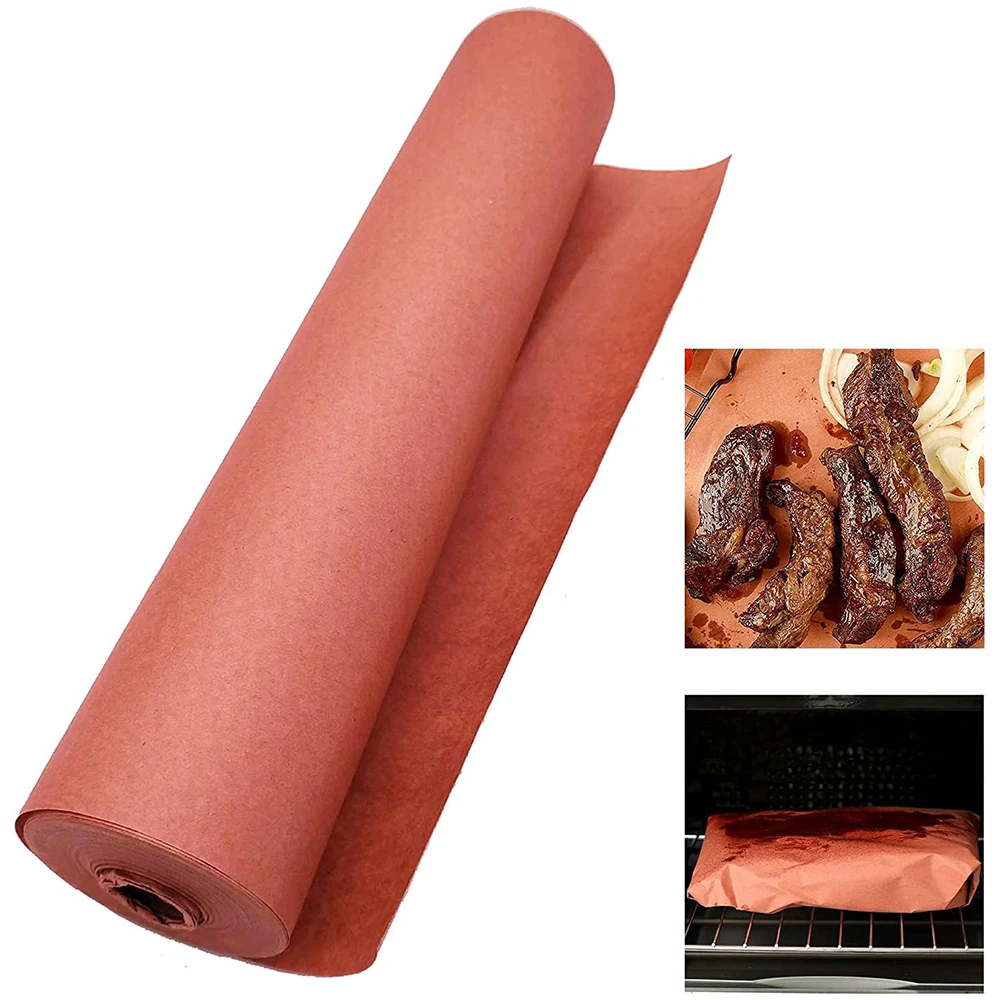 Butcher-Paper-Roll-for-Smoking-Meat-BBQ-Pink-Wrapping-Paper-Unwaxed-for ...