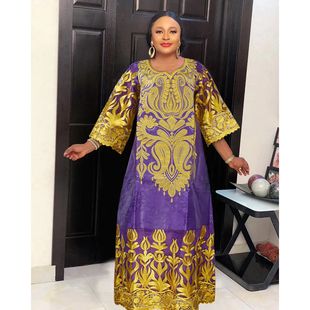 H-D-Robe-africaine-longue-pour-femme-tenue-de-soir-e-de-mariage-l-gante ...