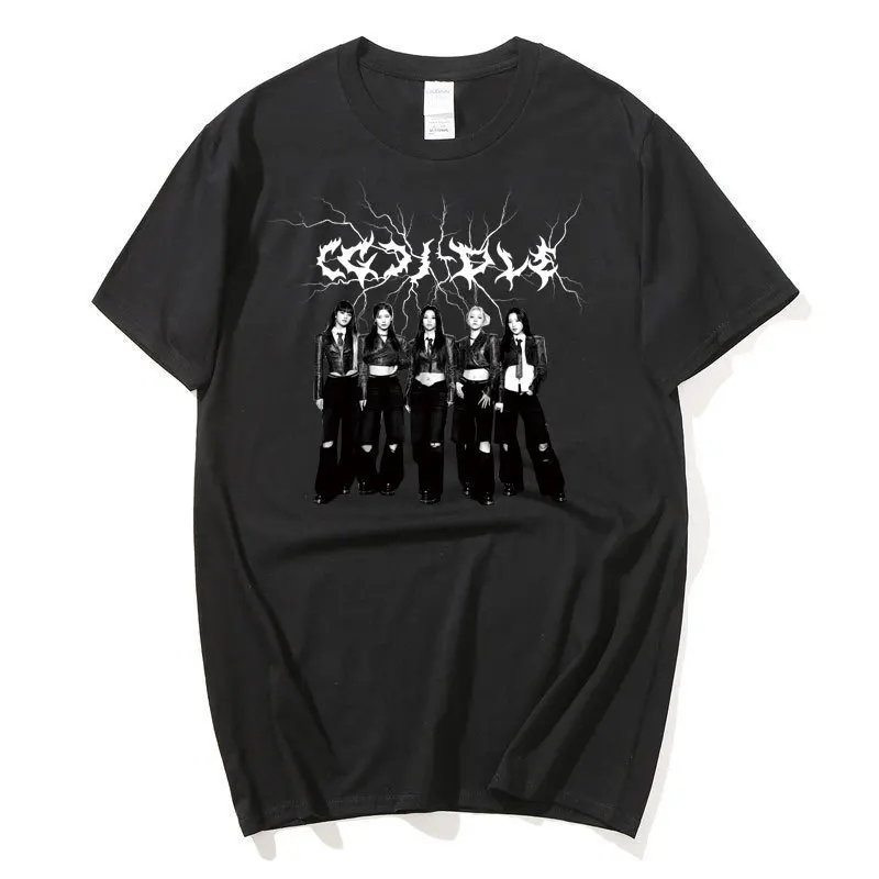 GIDLE-T-Shirt-Y2K-Fashion-Women-Men-100-Cotton-Short-Sleeve-Trend ...