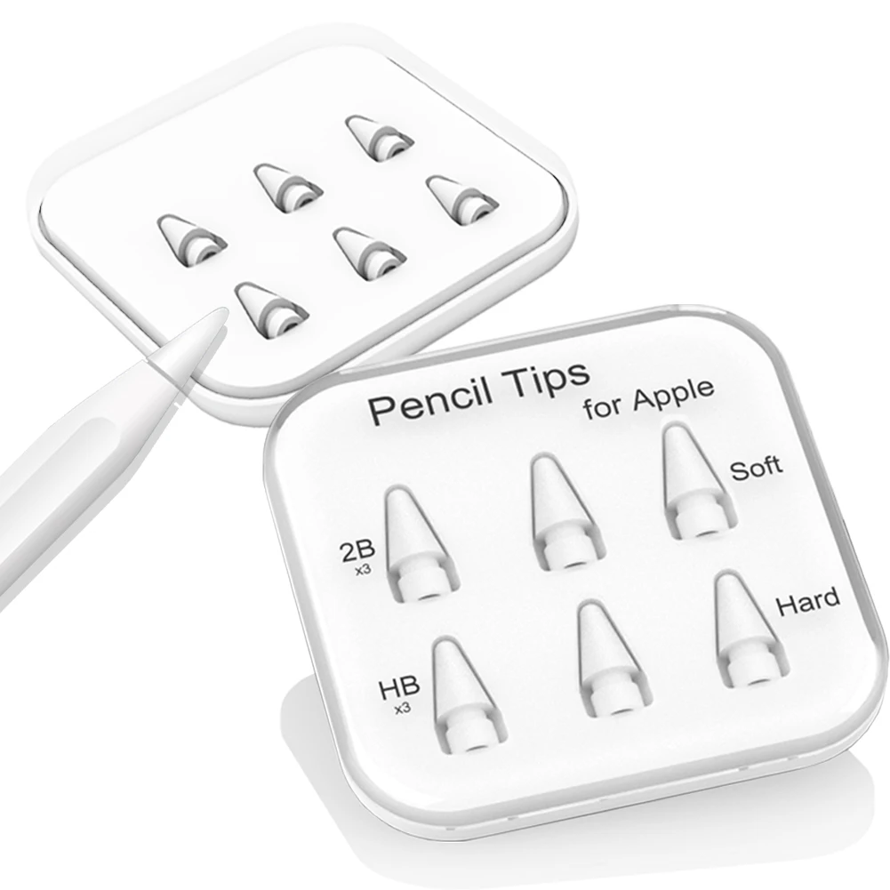 Soft Pencil Tips for Apple Pencil 1st / 2nd / 3rd /Pro Generation ...