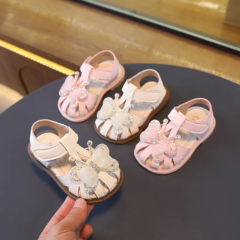 Summer-Butterfly-Bow-Baby-Toddler-Shoes-Girl-Sandals-Soft-Sole-Antislip-Outdoor-Shoes-Kids-First ...