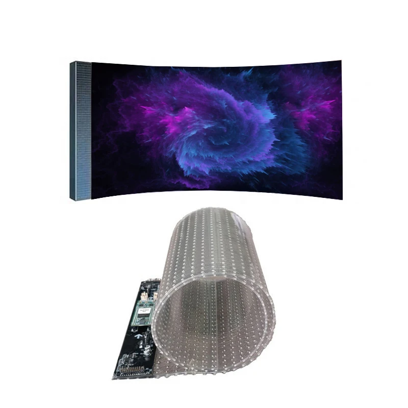 Flexibility Super Slim Display Screen Crystal Screen Led Transparent ...