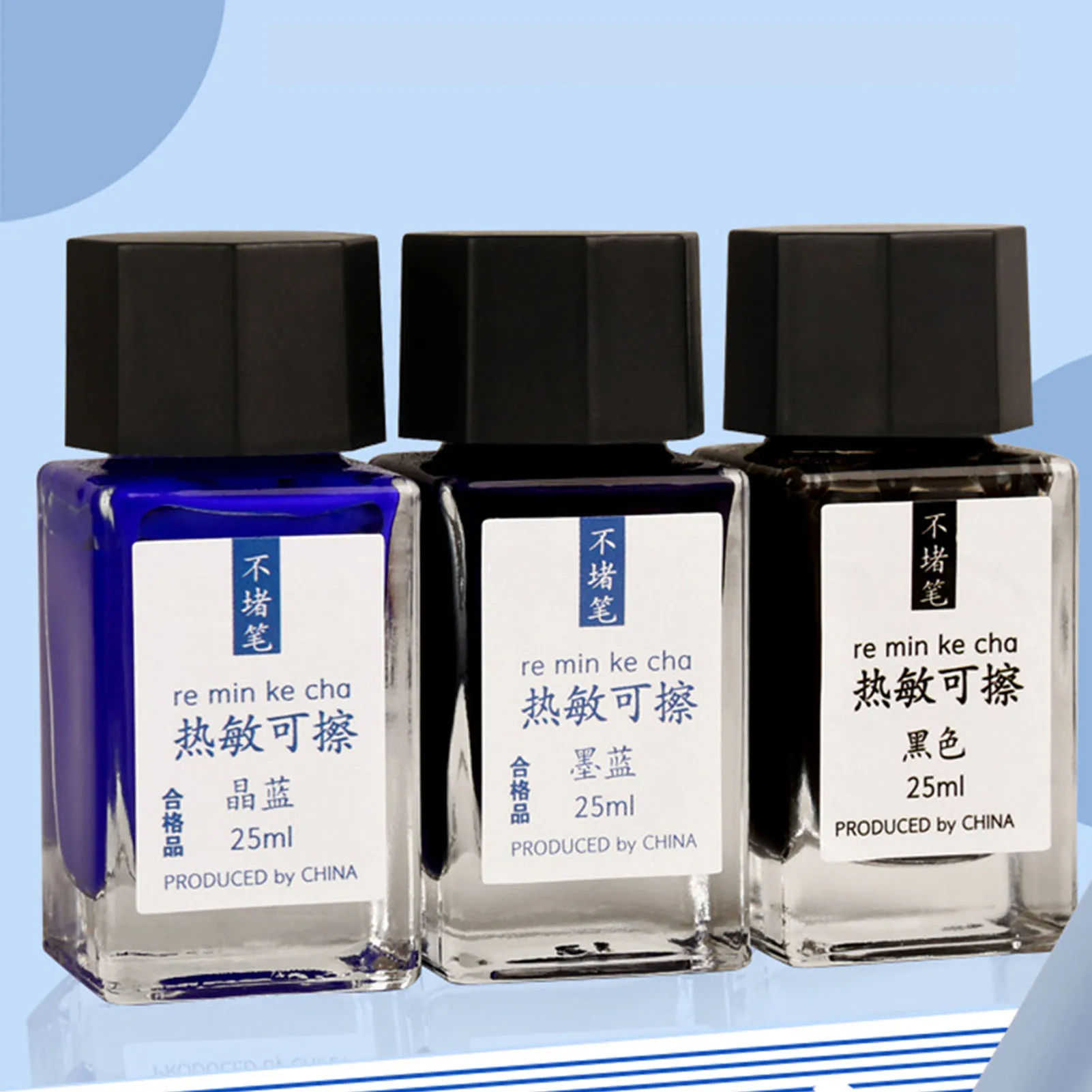 Thermal-Erasable-Pen-Ink-Multi-functional-Magic-Blue-Black-Ink-Creative ...