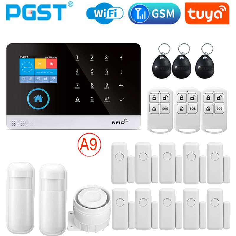 PGST-Smart-Home-Alarm-System-Security-Alarm-with-Motion-and-Door ...