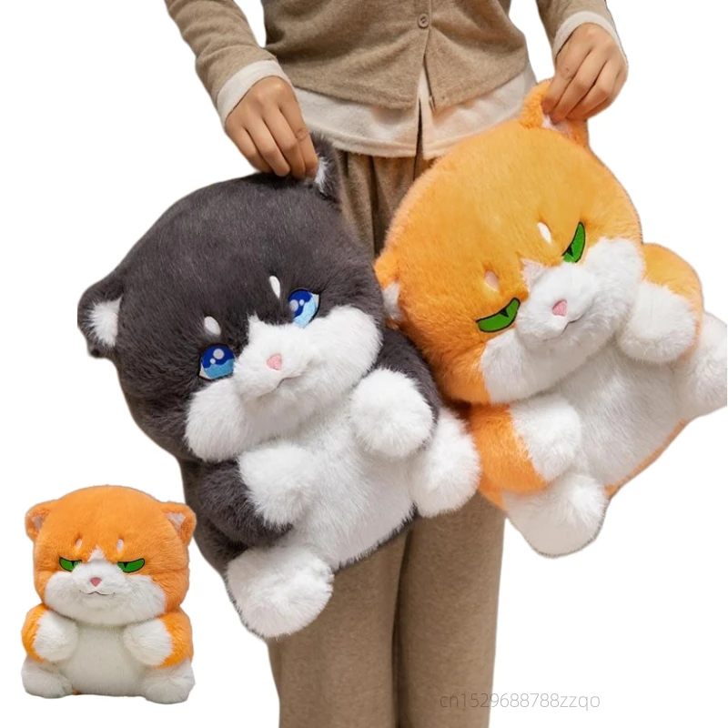 New-33CM-Creative-Plush-Round-Fat-Cat-Plush-Toys-Cat-Kawaii-Animal ...