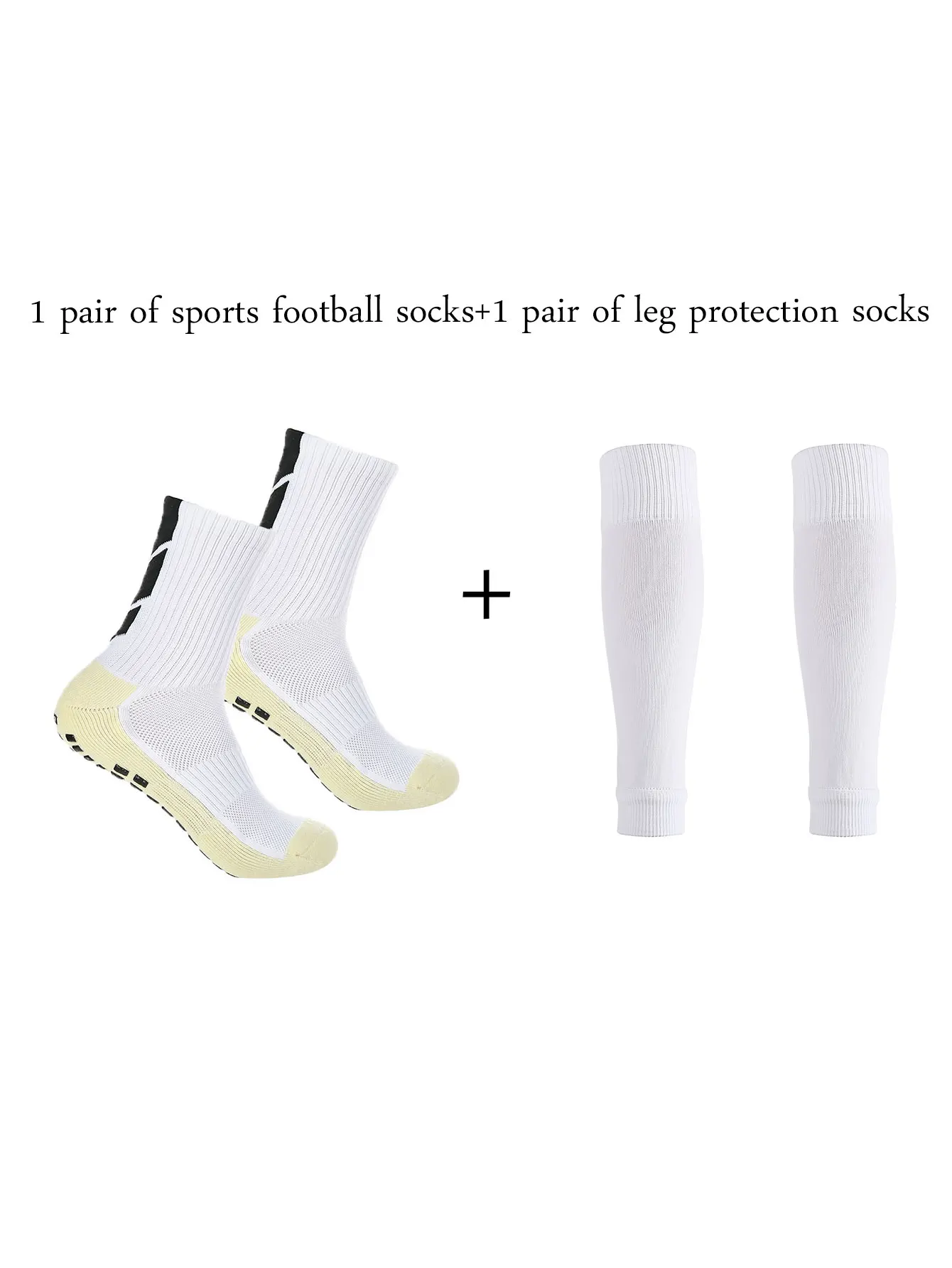 1 pair of anti slip and shock-absorbing sports socks for adult ...