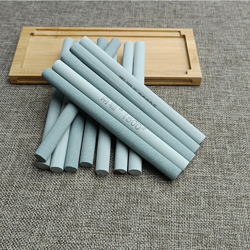 1Pcs-150X12MM-80-1200-Grit-Oil-Stone-Green-Silicon-Carbide-Sand-Rod ...