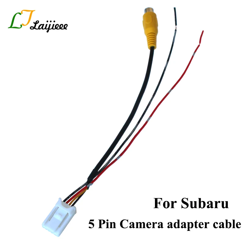 5-Pins-Reverse-Camera-Adapter-Cable-For-Subaru-Forester-Impreza-Levorg ...