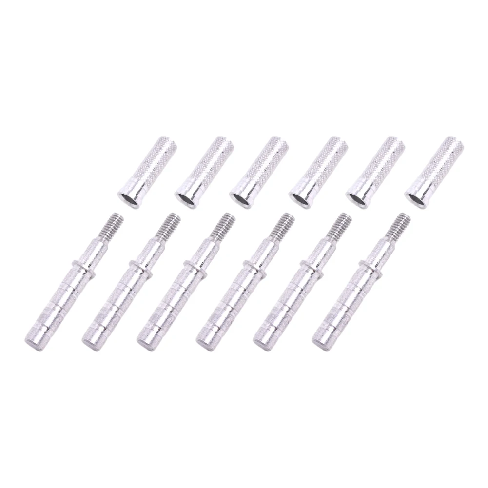6pcs-Useful-Aluminum-Arrow-Connection-Inserts-Repair-Broadhead-Archery ...