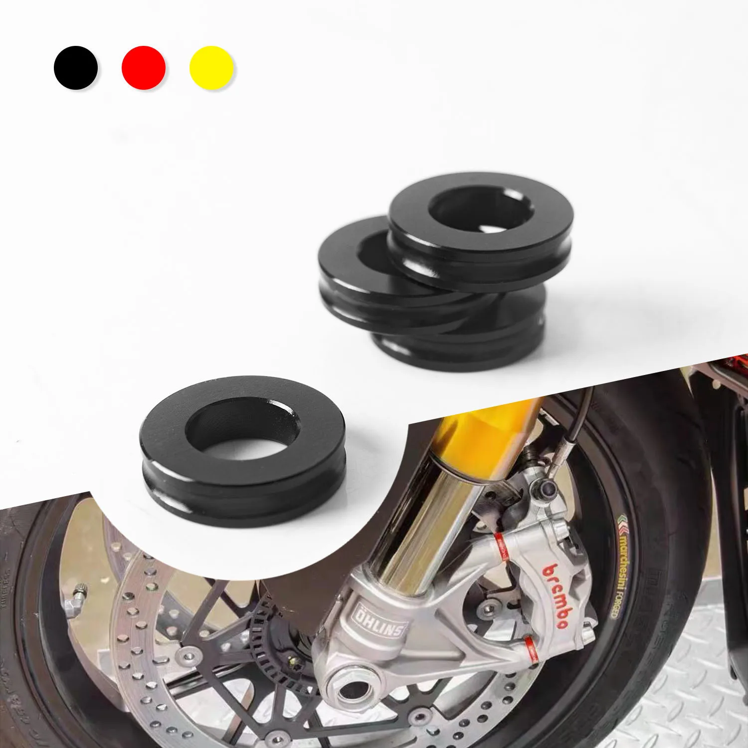 Motorcycle Accessories Front Brake Caliper Spacers Kit For Ducati ...