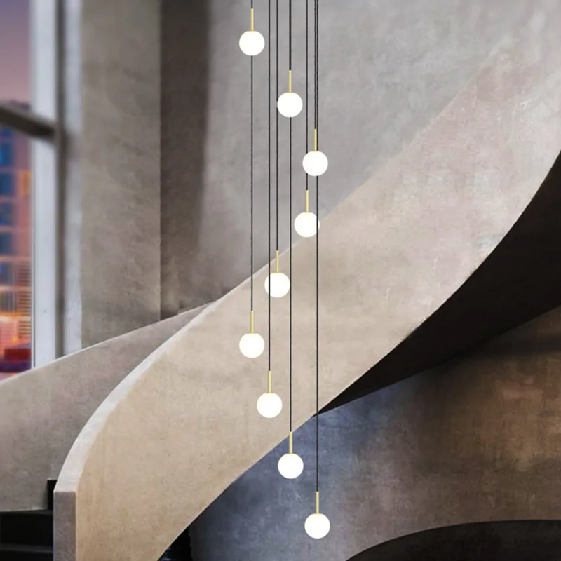 Stair Lighting Chandelier | Luxury Chandelier Stairs | Modern Stair ...