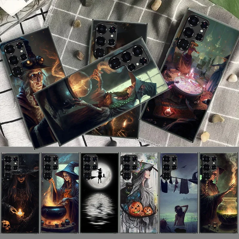 Witch-Magic-Coque-For-Samsung-S23-S22-S24-Ultra-5G-TPU-Phone-Galaxy ...